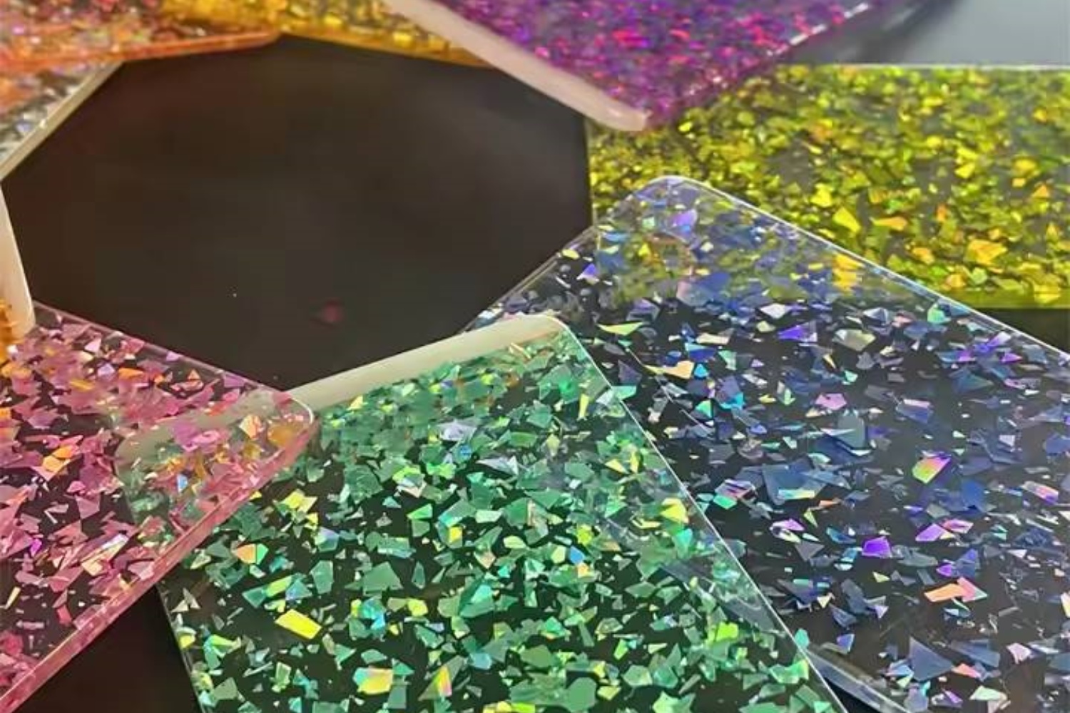 Create with Glitter – 1/8" Glossy Cast Acrylic Sheets - Acrylic Sheets